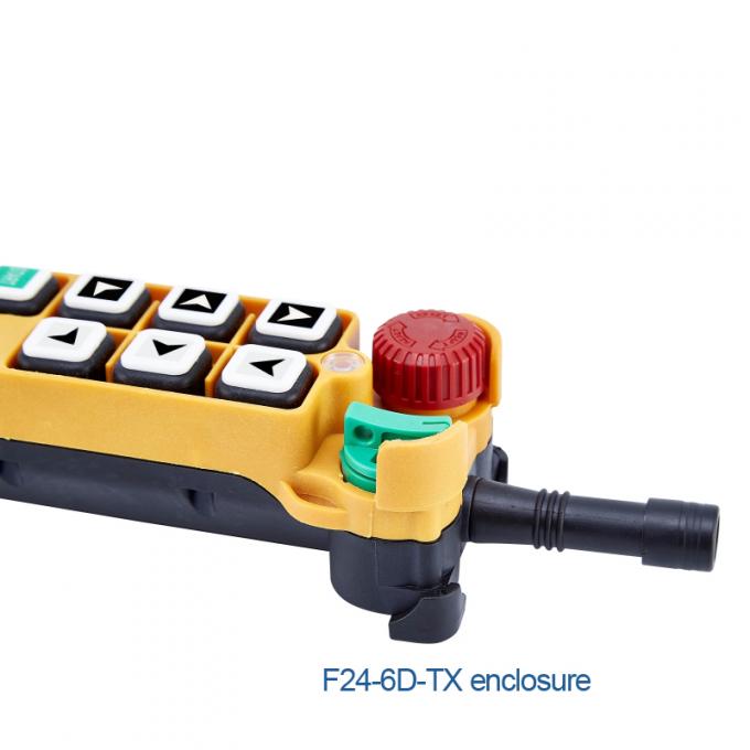telecontrol 6 single steps pushbuttons F24-6S EOT crane remote control ...