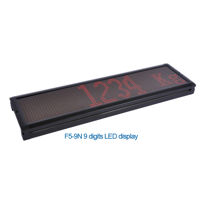 Large Digital Display Board 7 Segments 9 Digits Crane Hoist Load ...